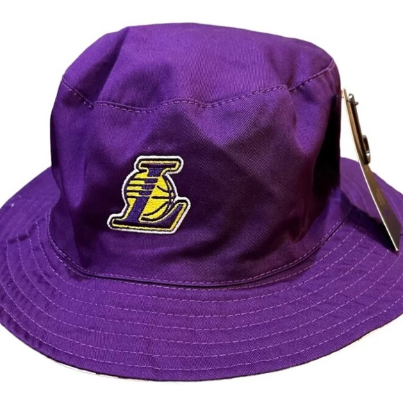 NBA | Accessories | Nba Los Angeles Lakers Reversible Bucket Hat | Poshmark